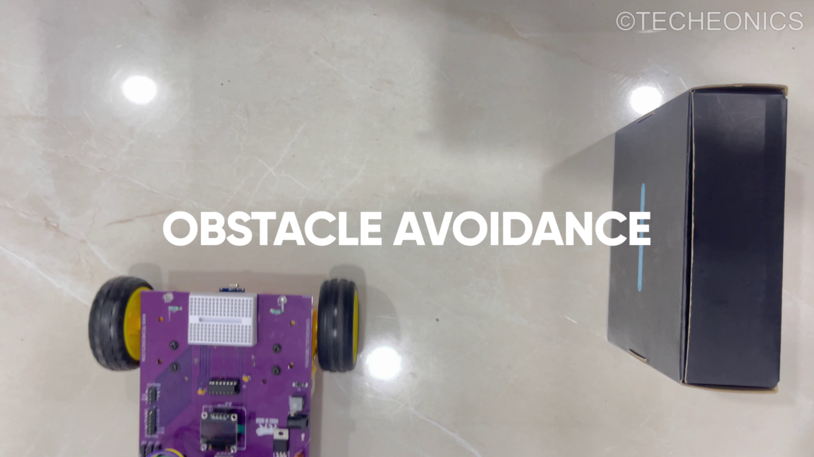 Make A Obstacle Avoiding Robot Using Intelli Bot - Techeonics