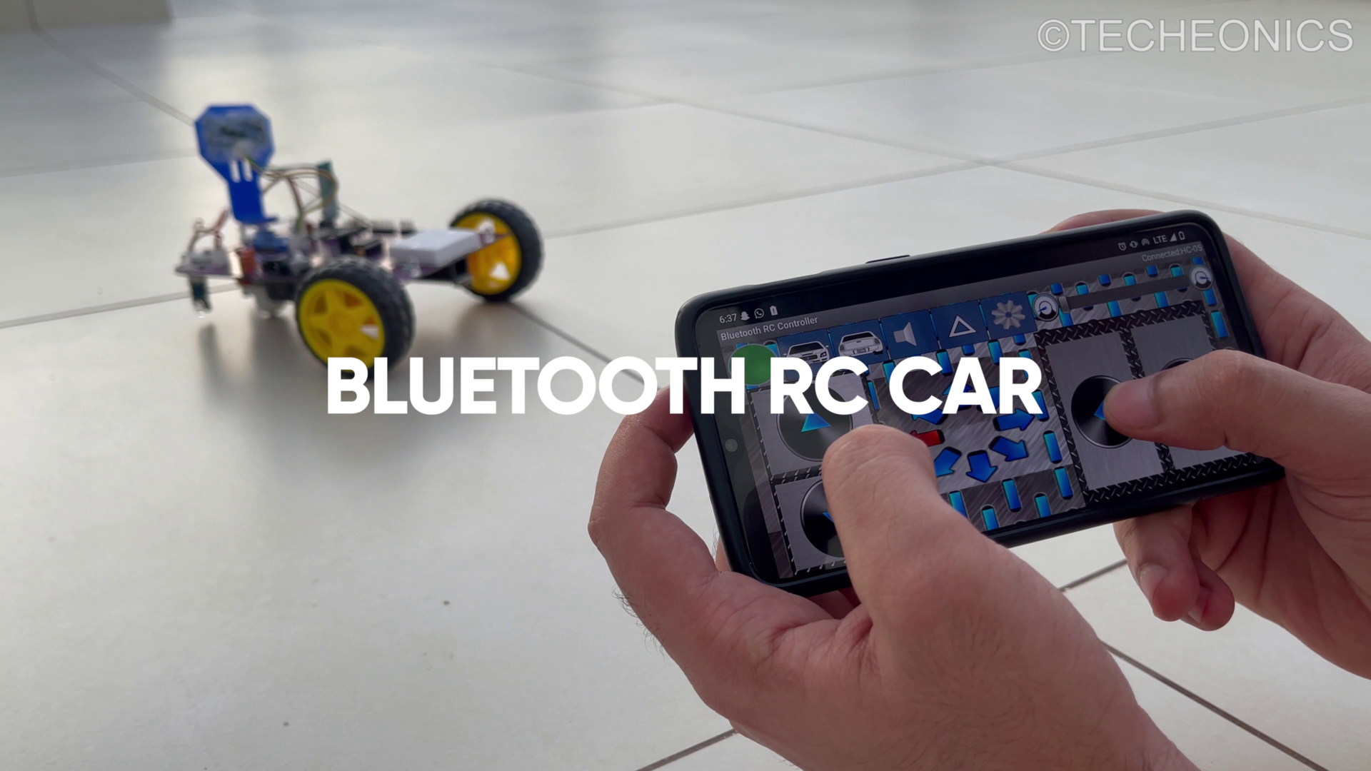 Building a Bluetooth-Controlled Robot Using Intelli Bot - Techeonics